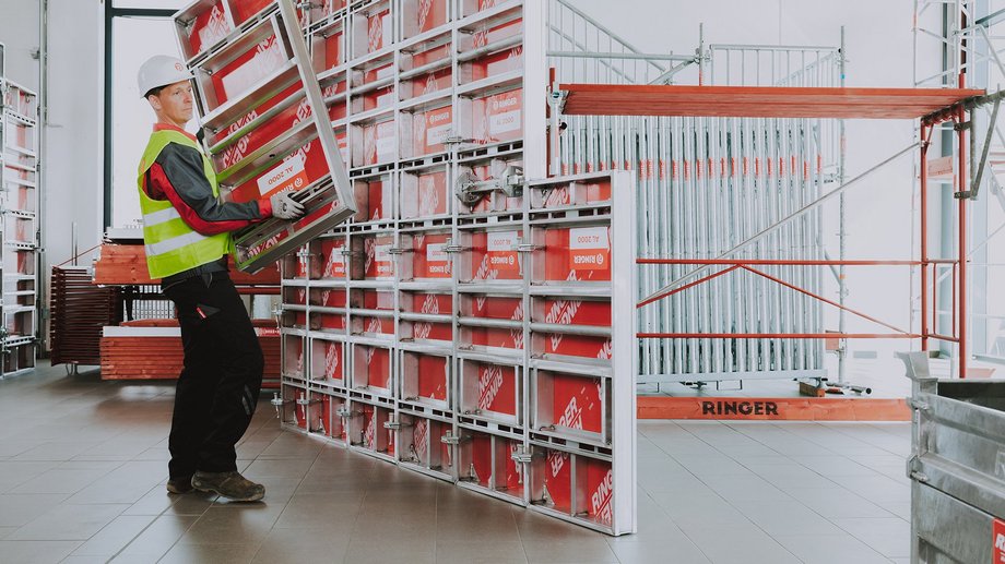 AL2000 the lightweight aluminium framed formwork - RINGER