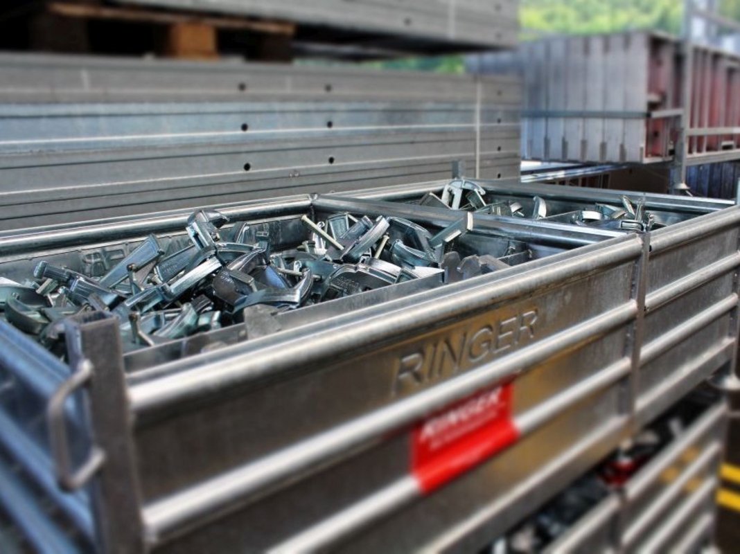 Suitable transport containers for scaffolding - RINGER