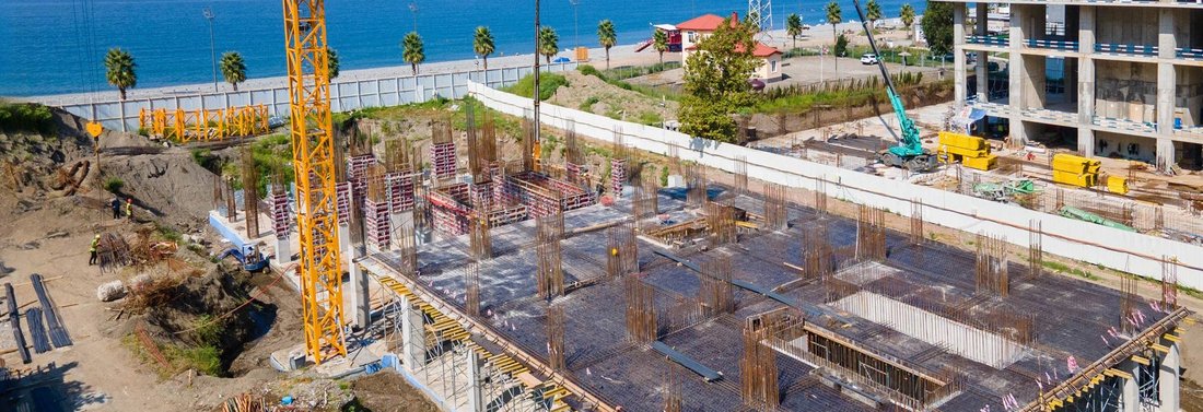 Luxury hotel on the Black Sea built with RINGER formwork - RINGER